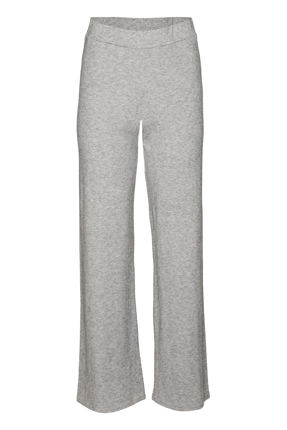 Szare dzianinowe spodnie | Bialcon.pl