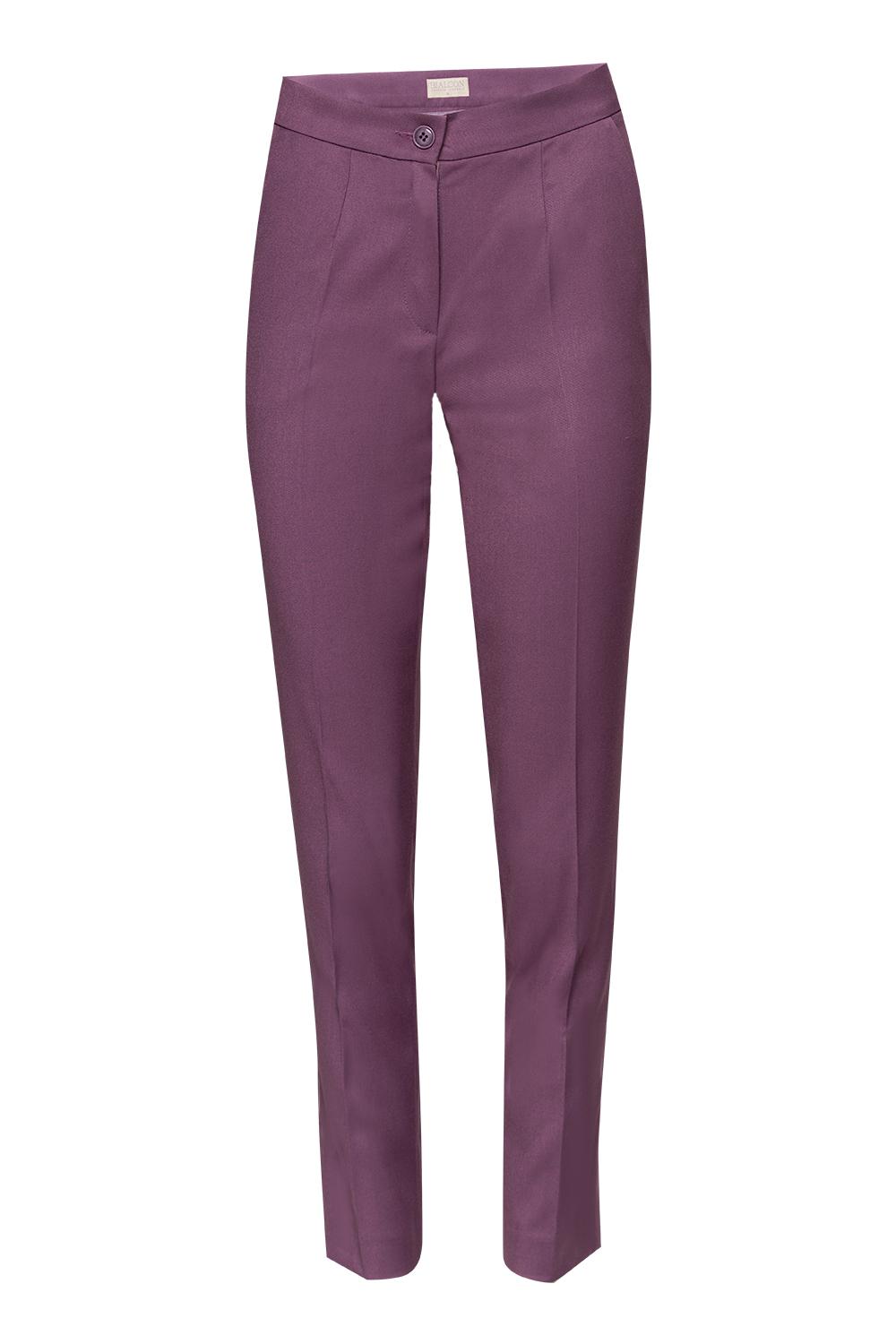 Wrzosowe spodnie w kant | Bialcon.pl